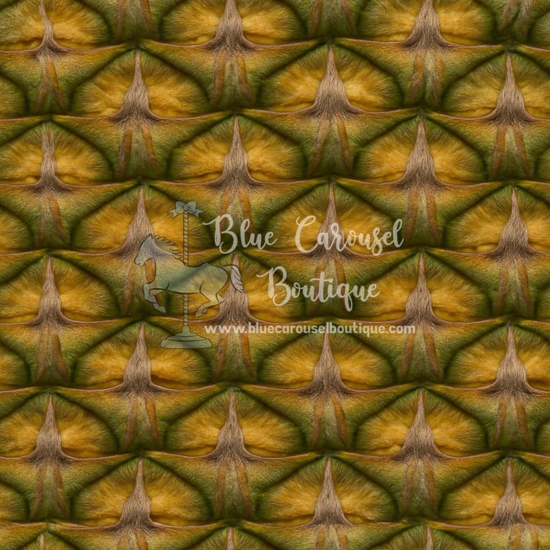 Realistic Pineapple Scales Seamless Pattern for Sublimation Art Fabric ...