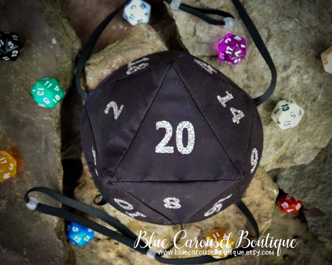 20-sided Die Face Mask Cover DIGITAL Pattern for Cutting Machines - Etsy