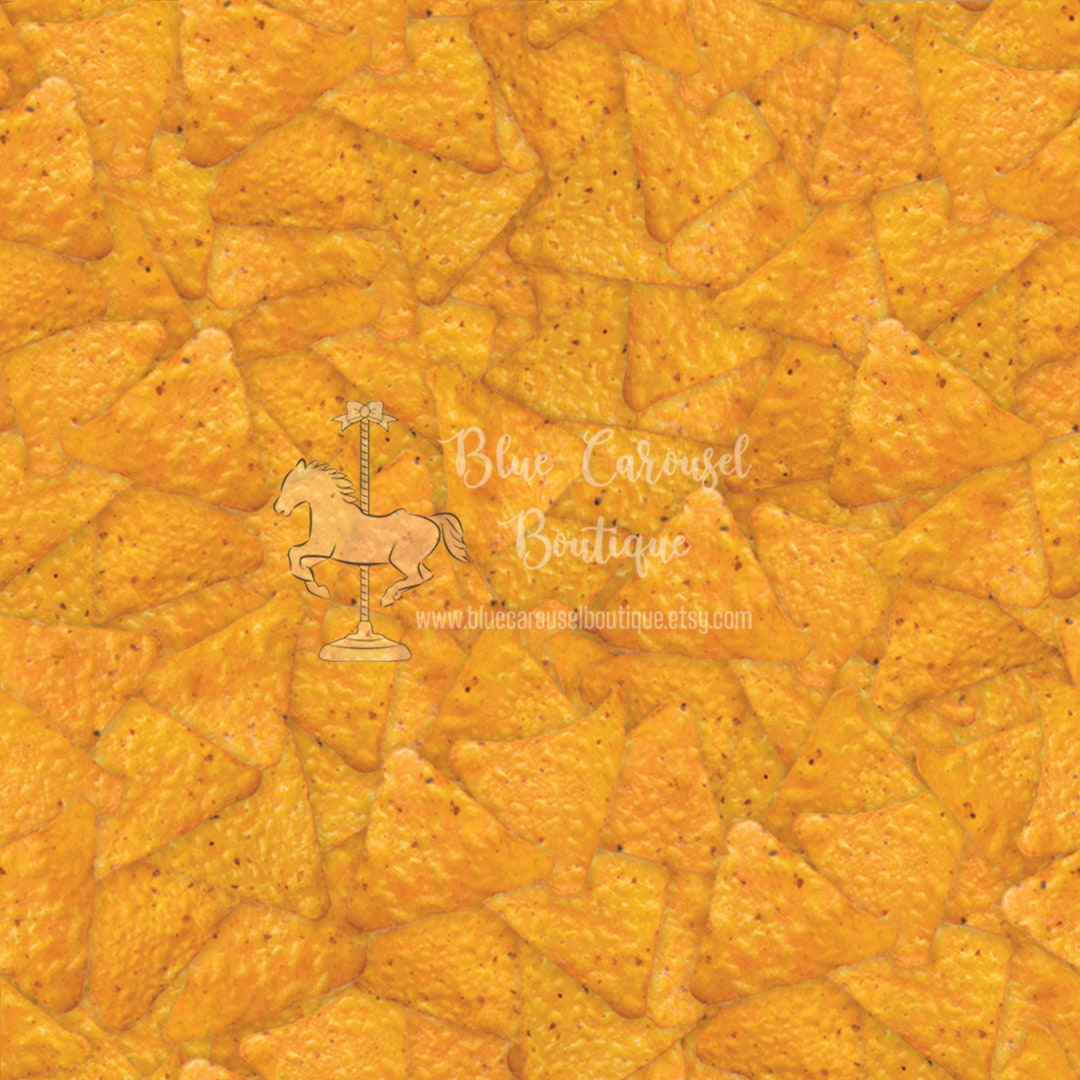Spicy Sweet Chili Doritos Seamless Pattern: Custom Fabric, Wallpaper ...