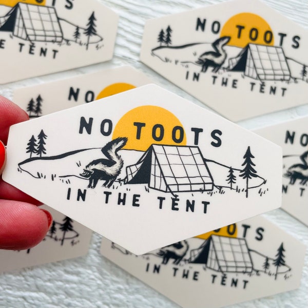 Tent Sticker - Etsy