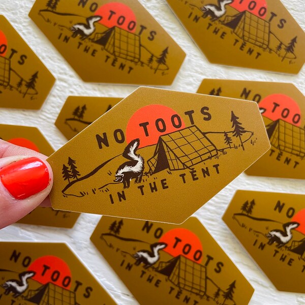 Tent Sticker - Etsy