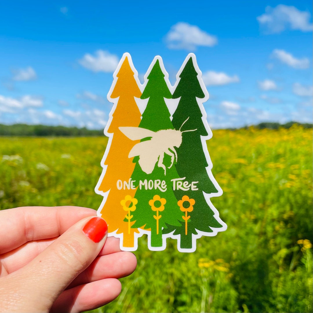 More Trees Car Decal, Bumper Sticker, Nature Sticker, Sticker for Cause ...