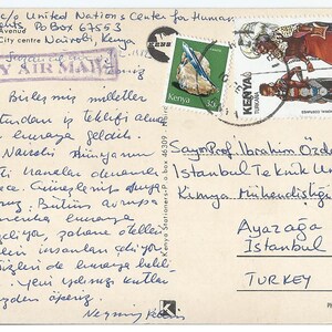 Nairobi Kenya Vintage Postcard City Centre Kenyatta Avenue - Etsy