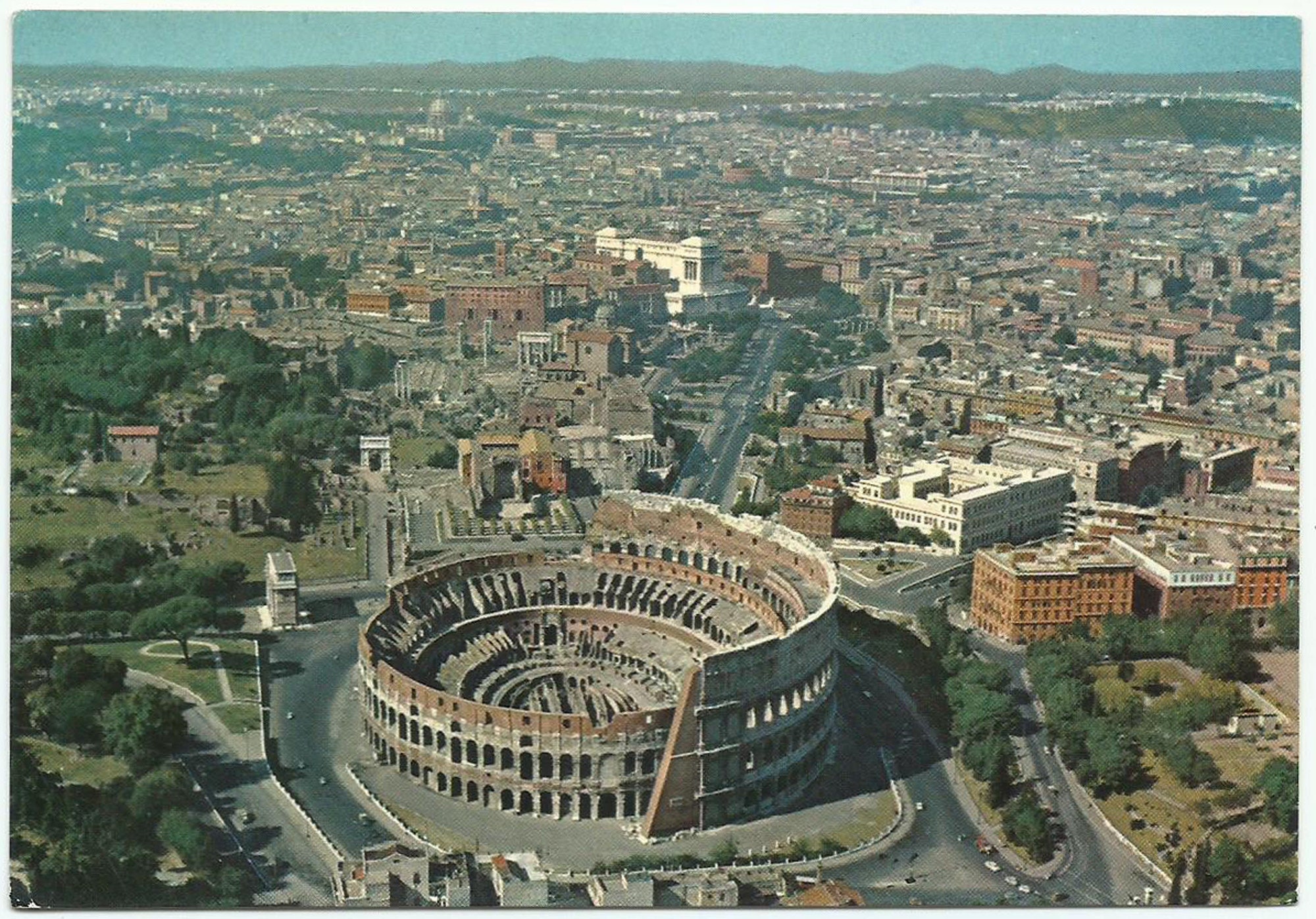 Aerial View Of The Colosseum