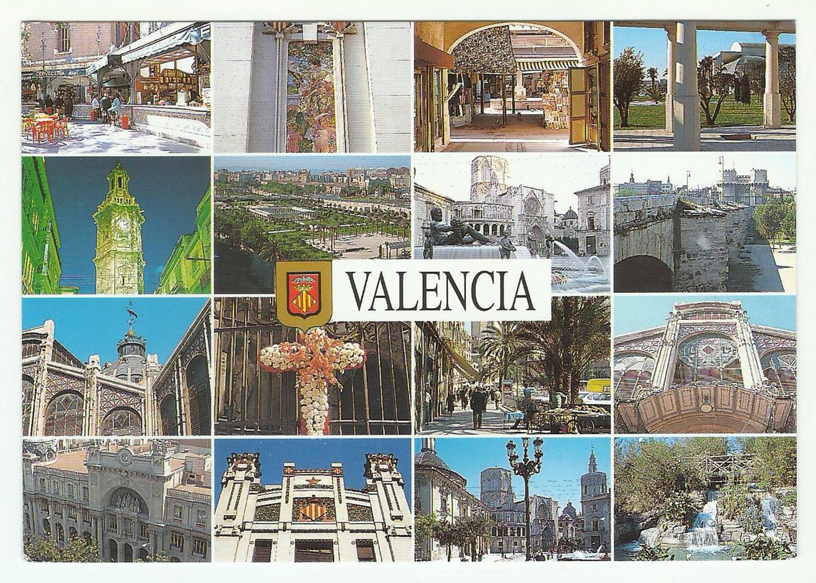 Valencia Spain Vintage Postcard 16 Views - Etsy