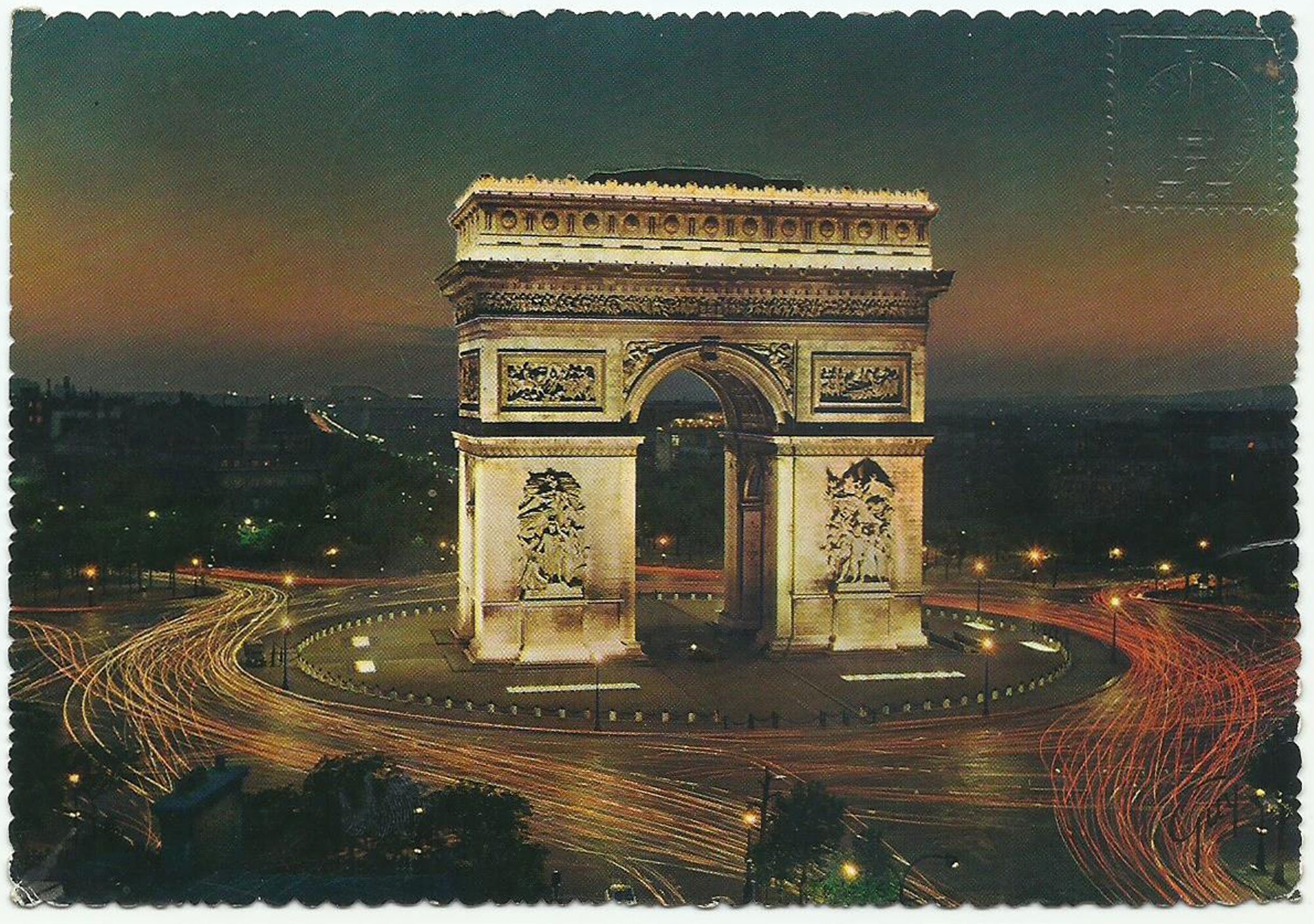 Paris Postcard Stamp