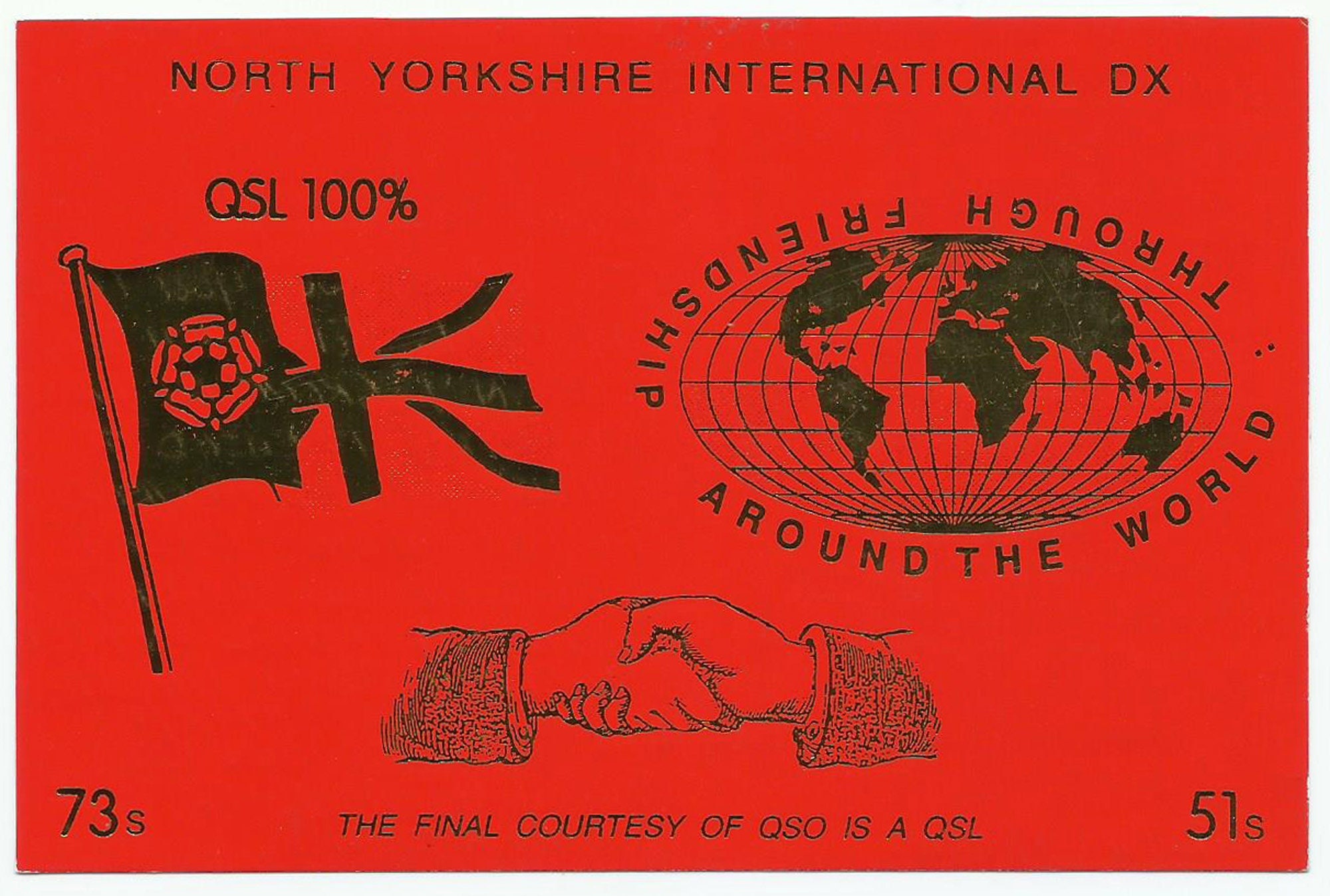 Yorkshire UK Vintage QSL Card North Yorkshire-international - Etsy