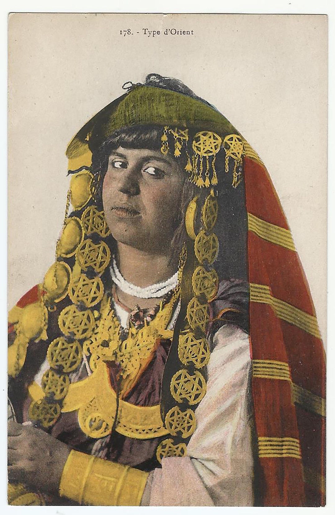 Oriental Type-kurdish Woman, Vintage Postcard, Eastern Folklore, French ...