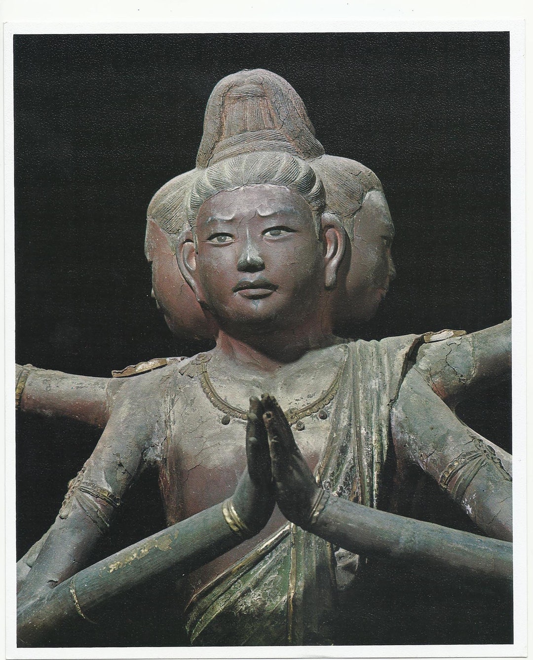 Ashura Image, Vintage Card, Tempyo Period Masterpiece, Nara Japan ...