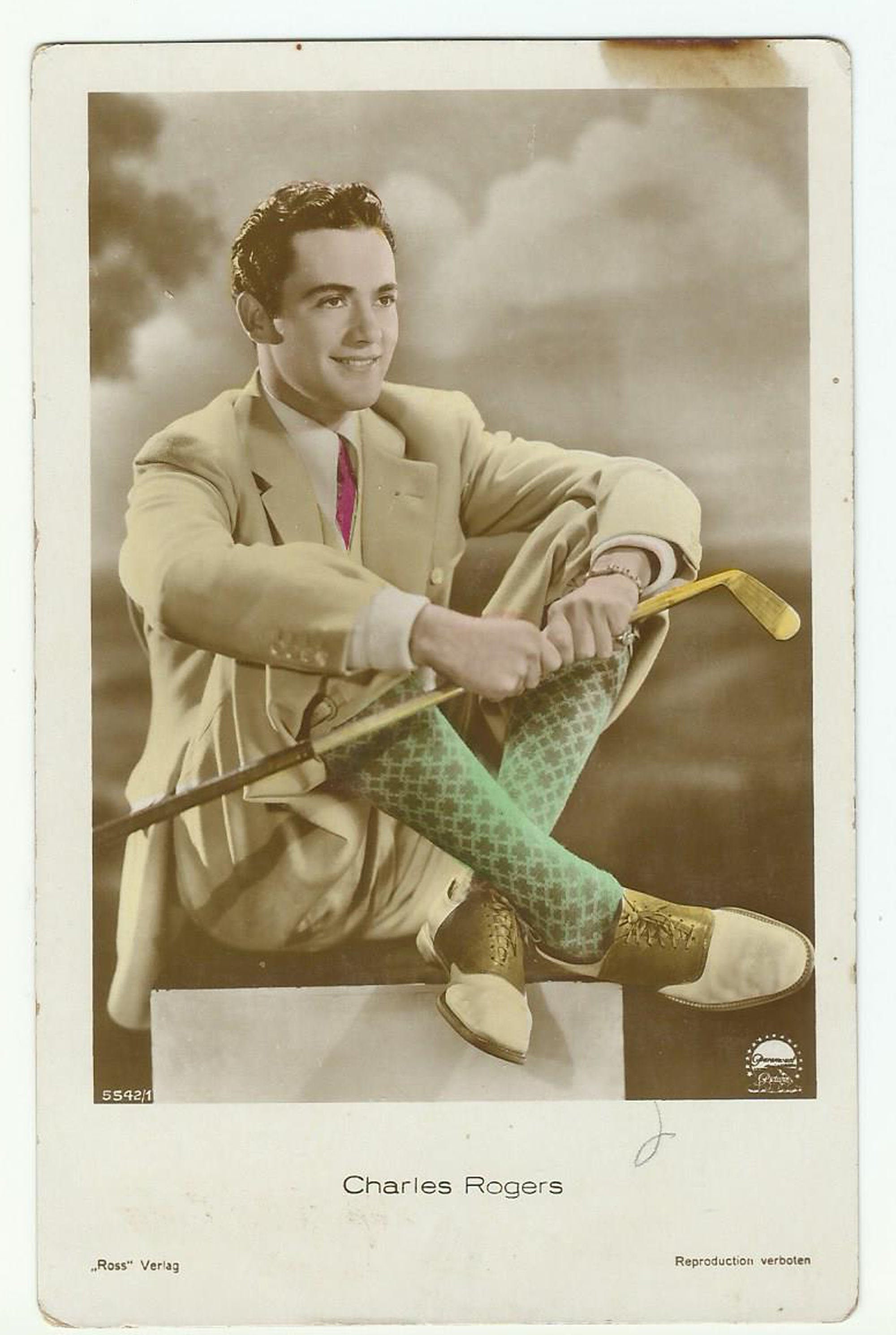 Charles Rogers Vintage Postcard American Film Actor Editor - Etsy UK