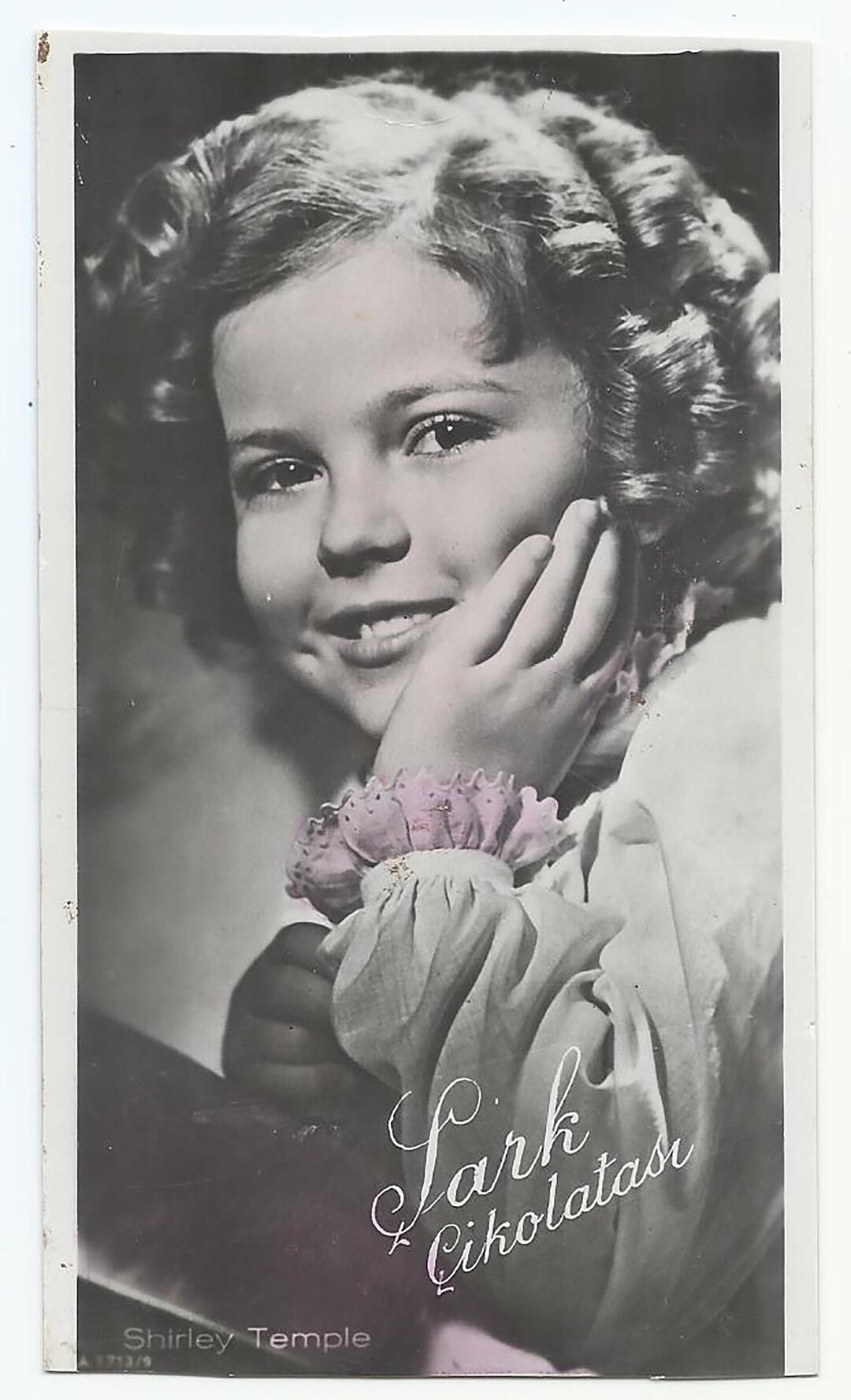 Shirley Temple, Vintage Artist Card, Famous Child Actress, Sark ...
