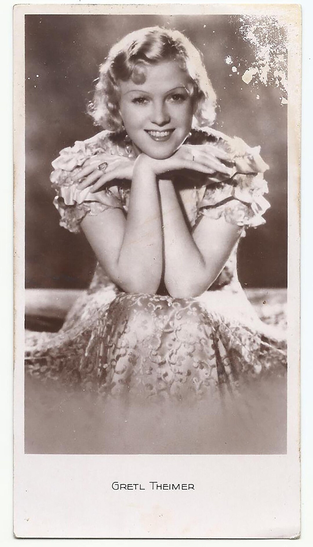 Gretl Theimer Vintage Artist Card Austrian Actress Lion - Etsy