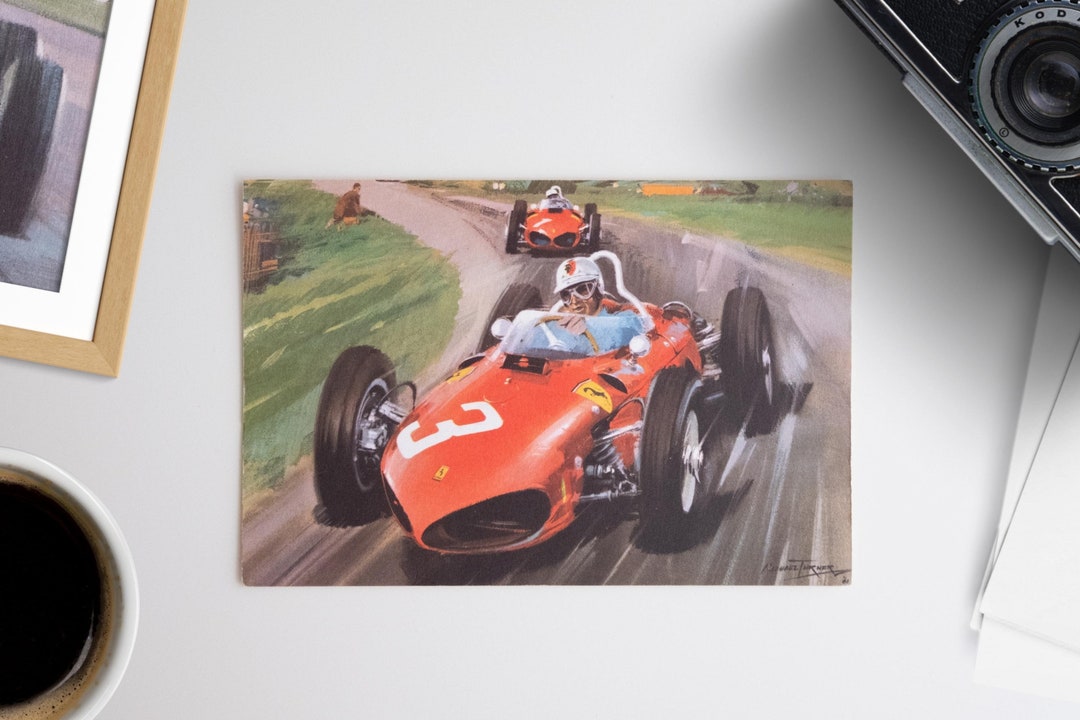 Various Racing Cars-1960s Grand Prix Scene, Great Postcard Set Inc. 8 ...