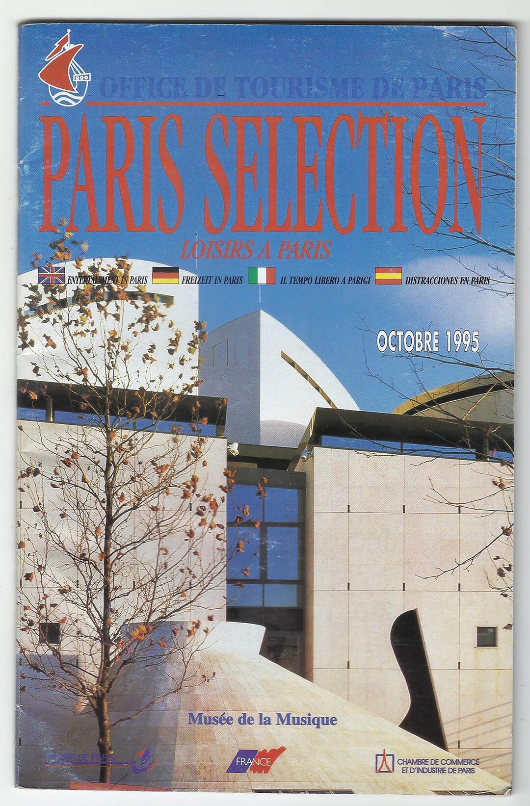 Paris Selection, Vintage Booklet, Entertainment in Paris, 48 P. October ...