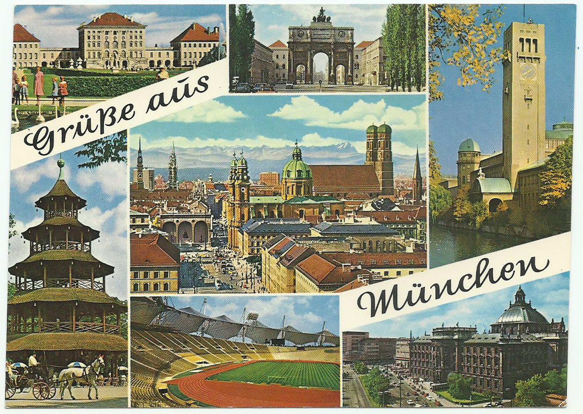 Postcard Greetings From Germany