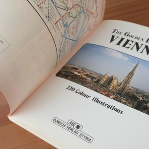 Vienna-the Golden Book, Vintage Guide Book, Bonechi Series, English ...