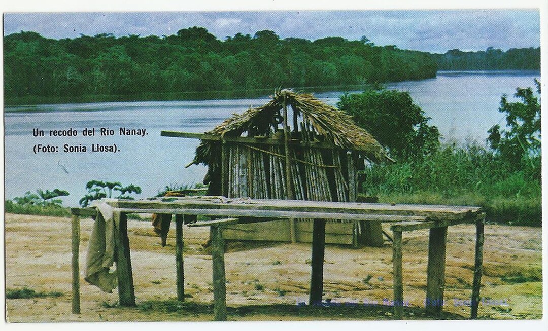 Iquitos Peru, Vintage Postcard, A Bend of the Nanay River, Peruvian ...