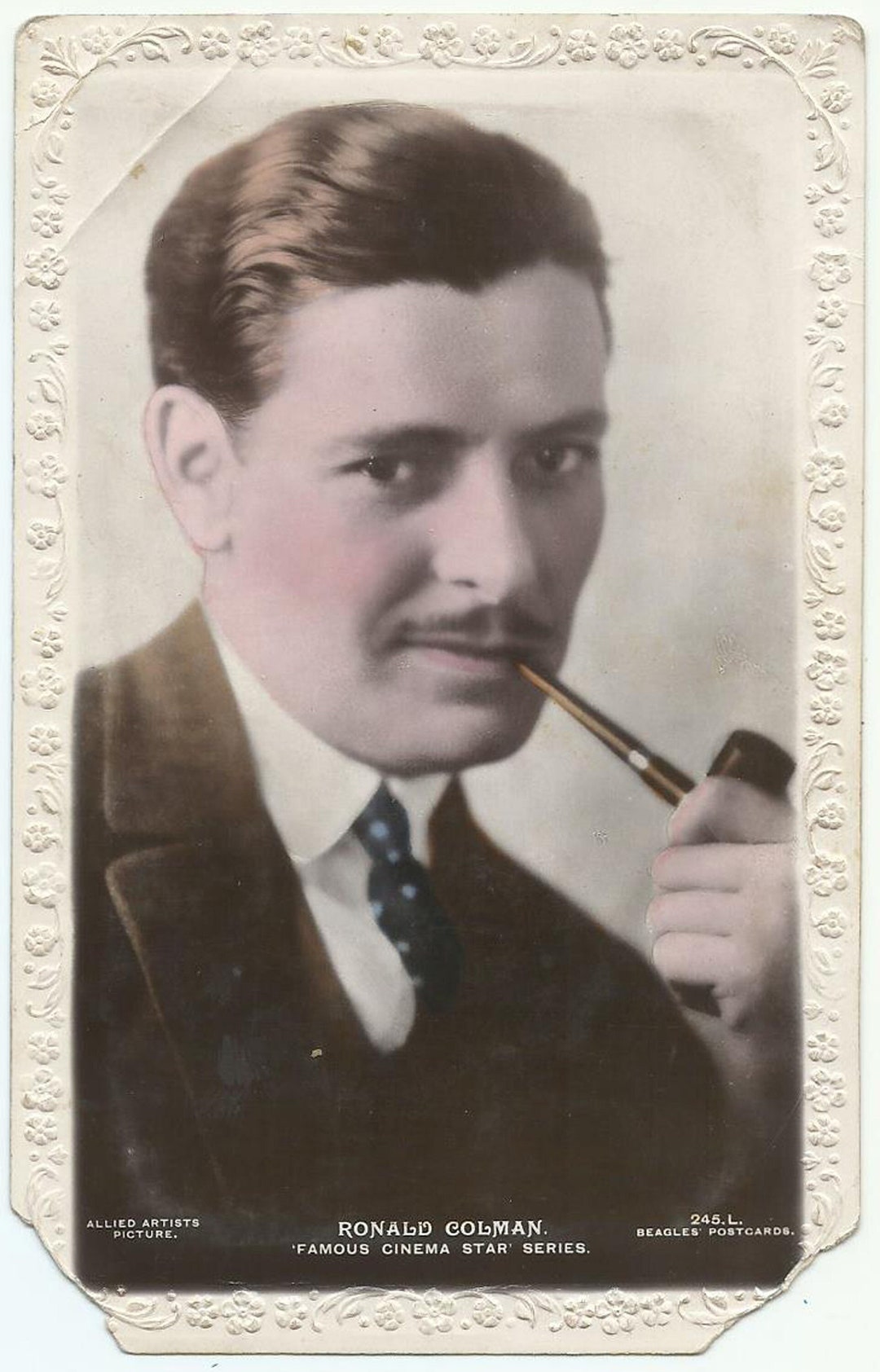 Ronald Colman, Vintage Postcard, English-born Actor, Embossed Frame, 1936 - Etsy