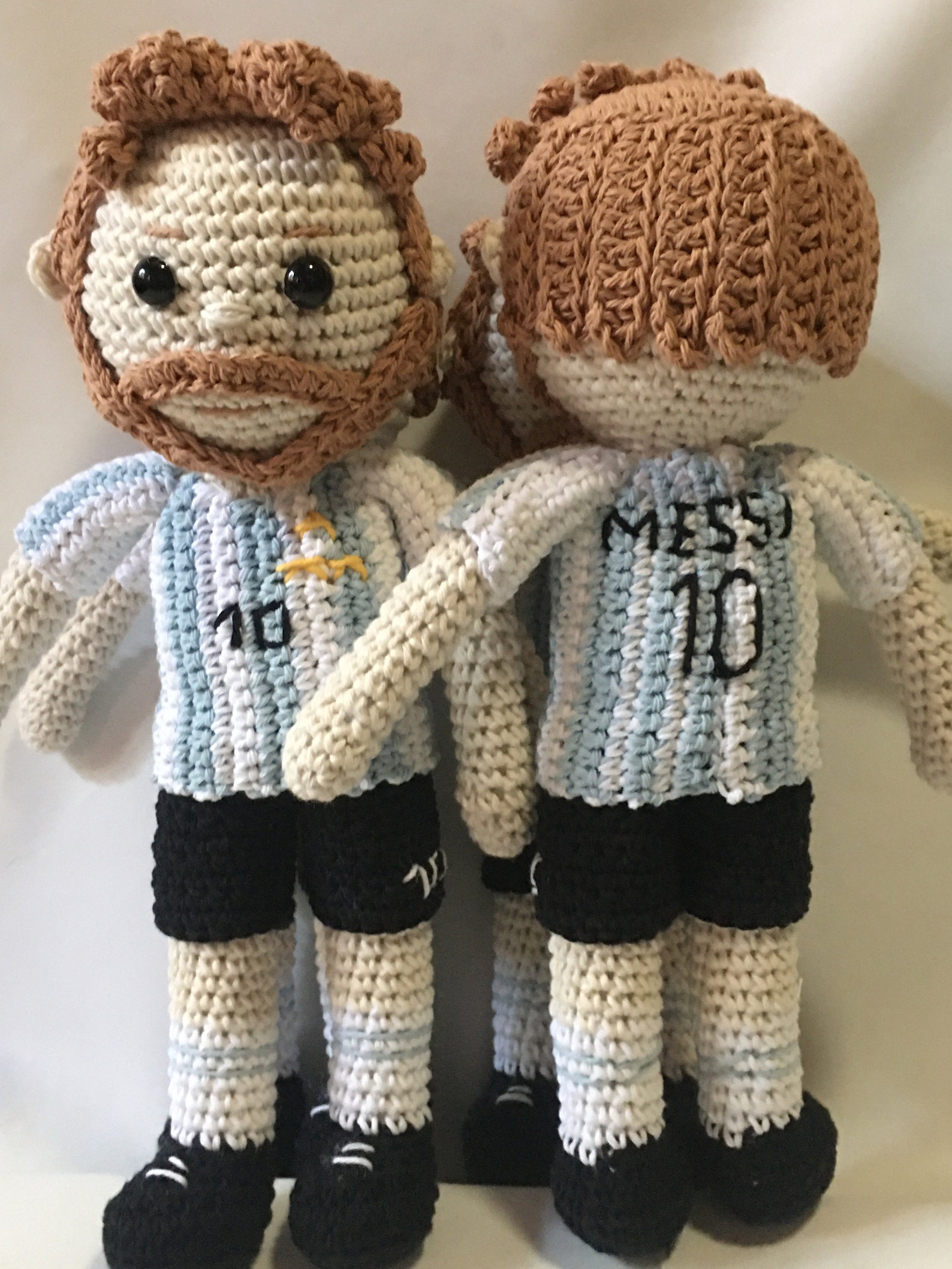 Lionel Messi Doll, Messi Crochet Doll, Amigurumi Doll, World Soccer ...