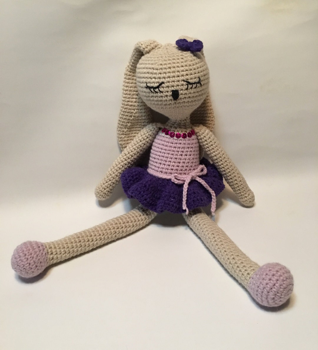 Crochet Pattern for the Long-legged Ballerina Rabbit - Etsy