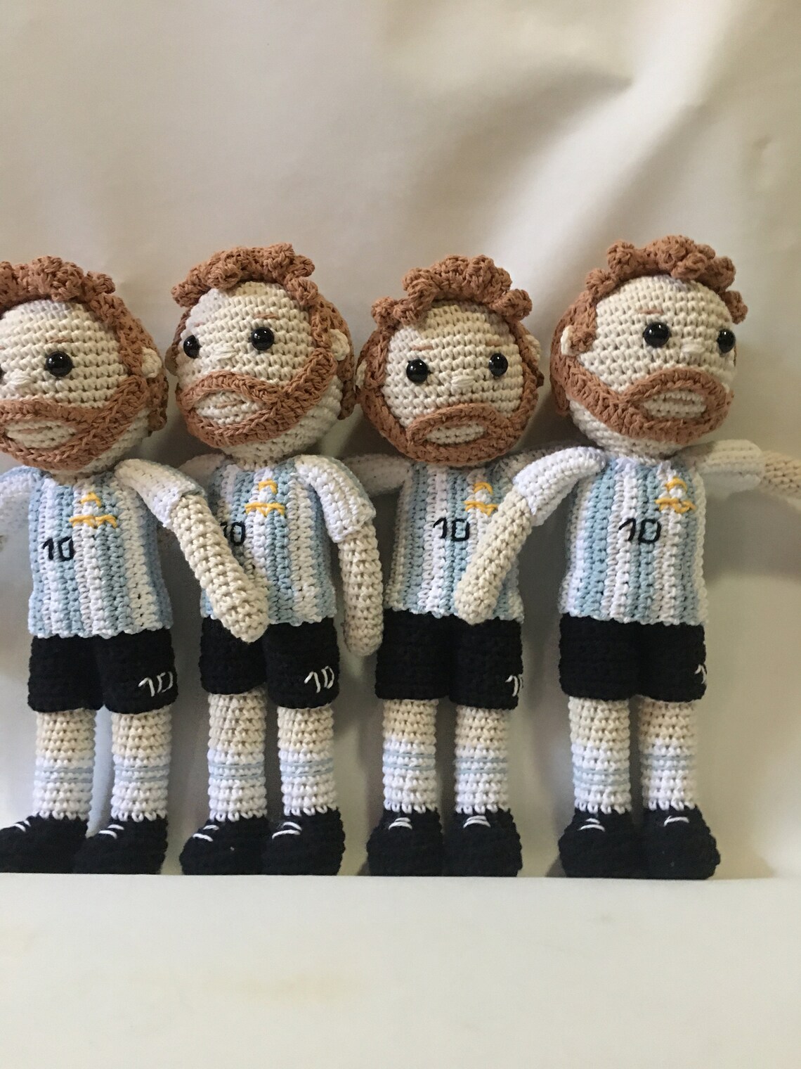 Lionel Messi Doll, Messi Crochet Doll, Amigurumi Doll, World Soccer ...