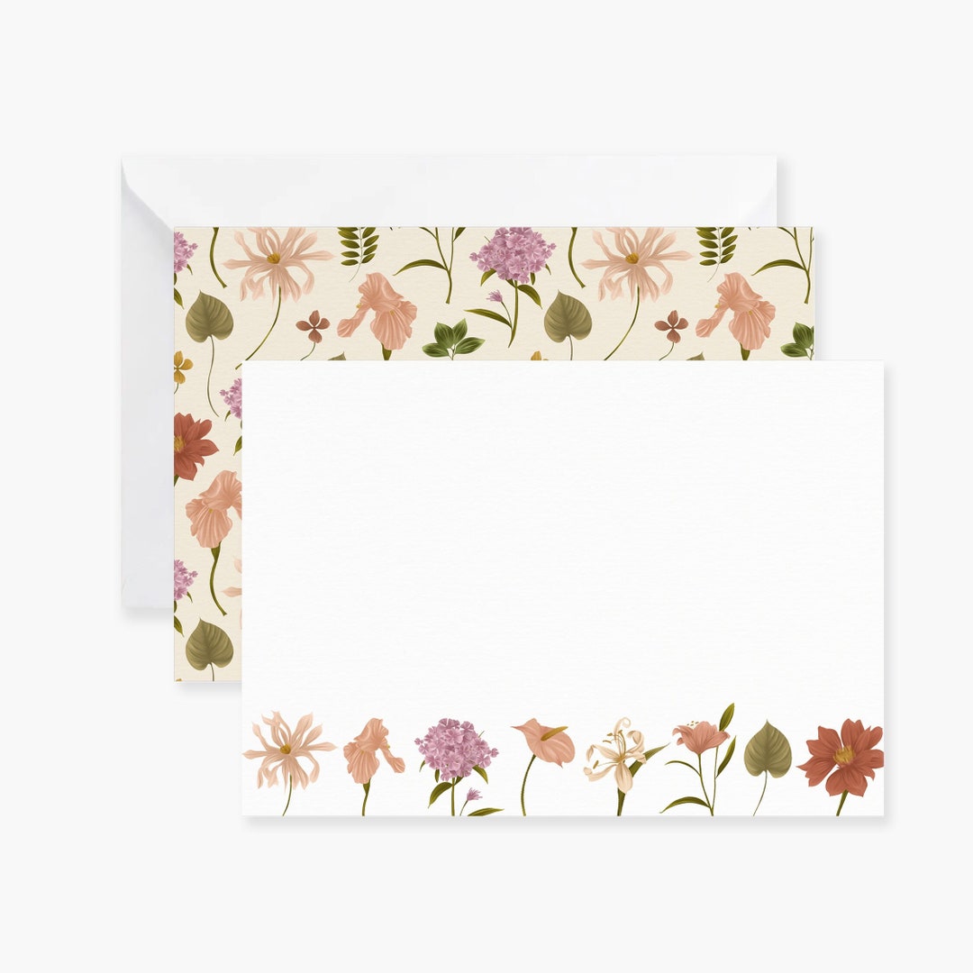 Herbarium Correspondence Set, Postcard, Flower Postcard, Botanical ...