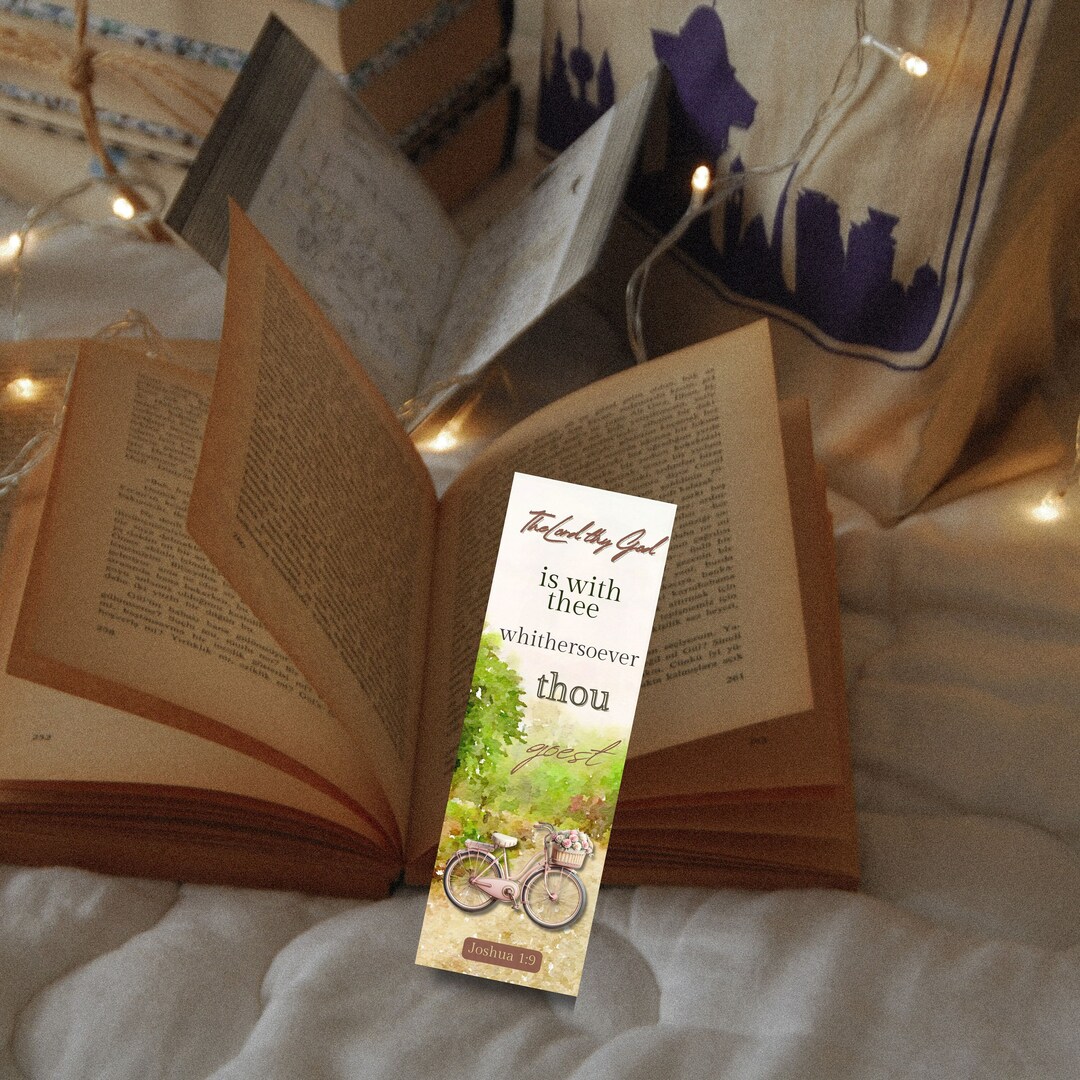 Inspirational Christian Bookmarks, Printable Scripture Quotes, Bible ...