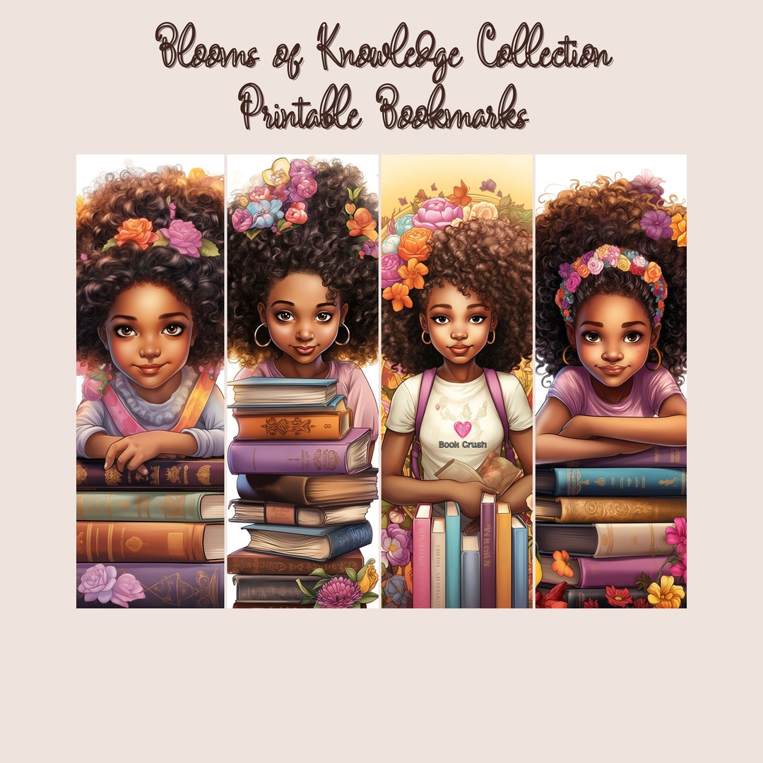 Blooms of Knowledge Collection - Set of 4 Printable Bookmarks ...