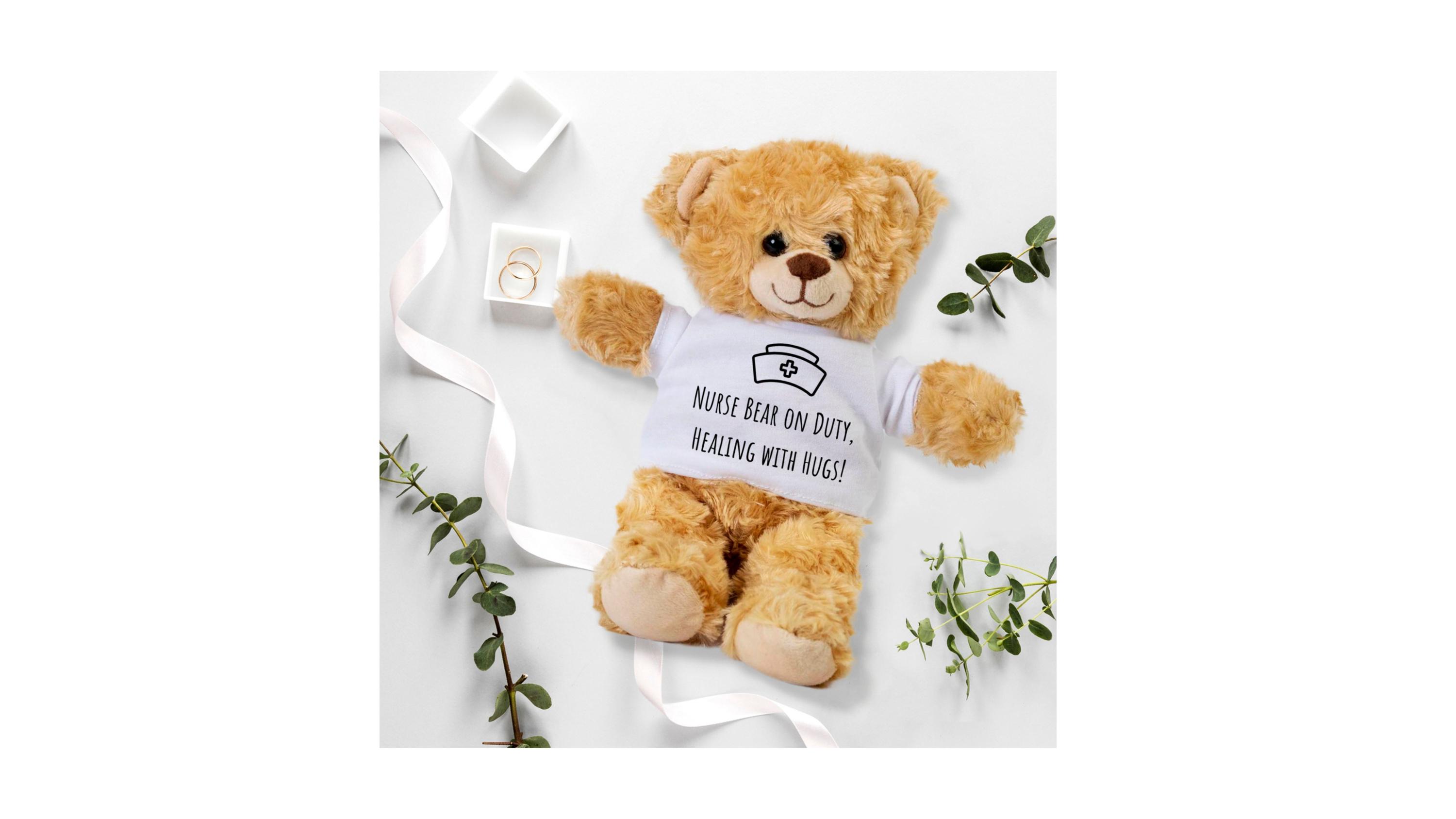 Nurse Teddy Bear | Nurse Valentine | Medical Student Gift | Medicine ...