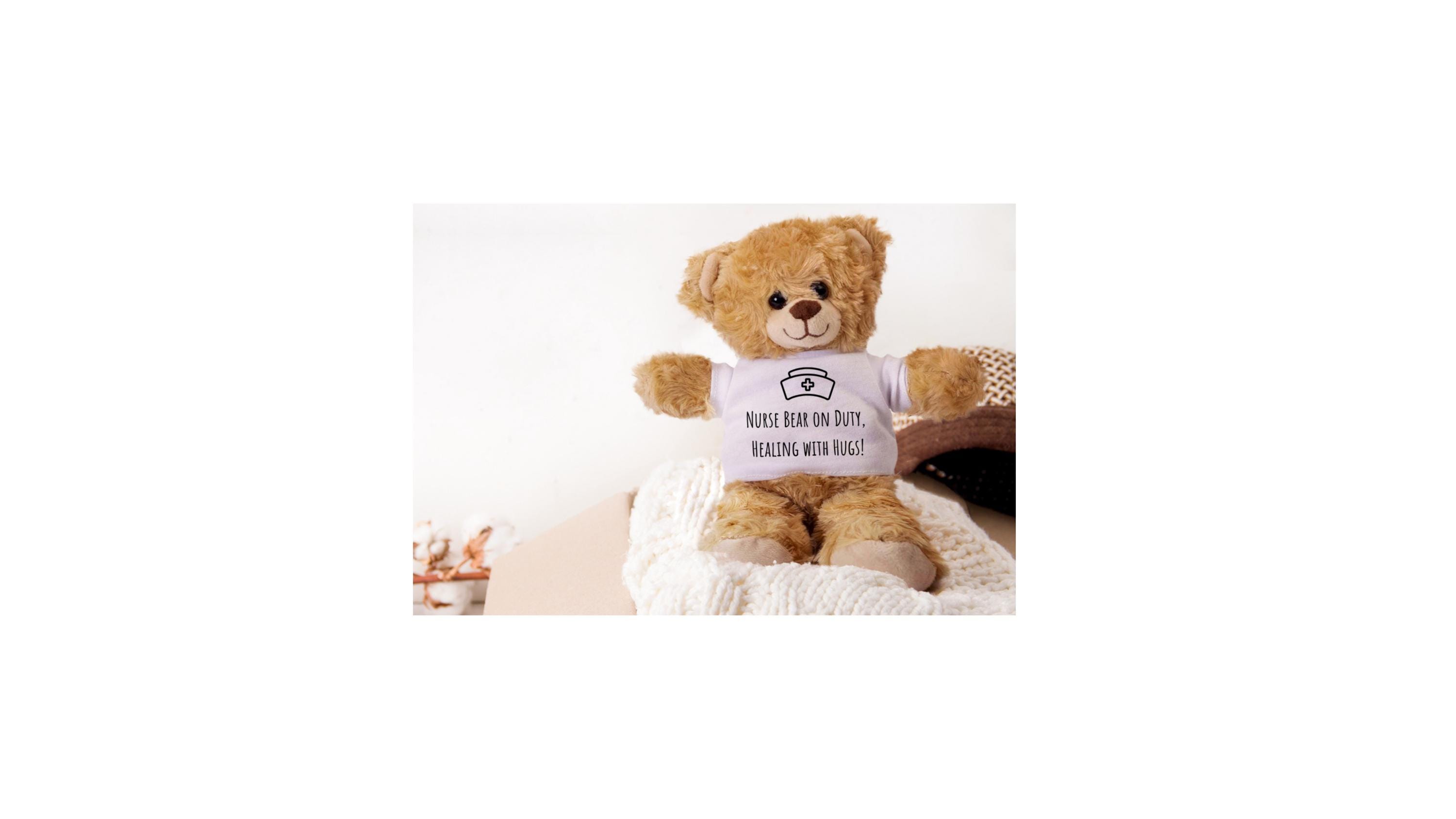Nurse Teddy Bear | Nurse Valentine | Medical Student Gift | Medicine ...