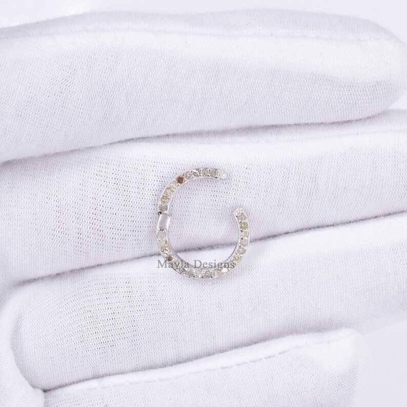 925 Silver Charms Enhancer Lock Designer Silver Lock Diamond - Etsy