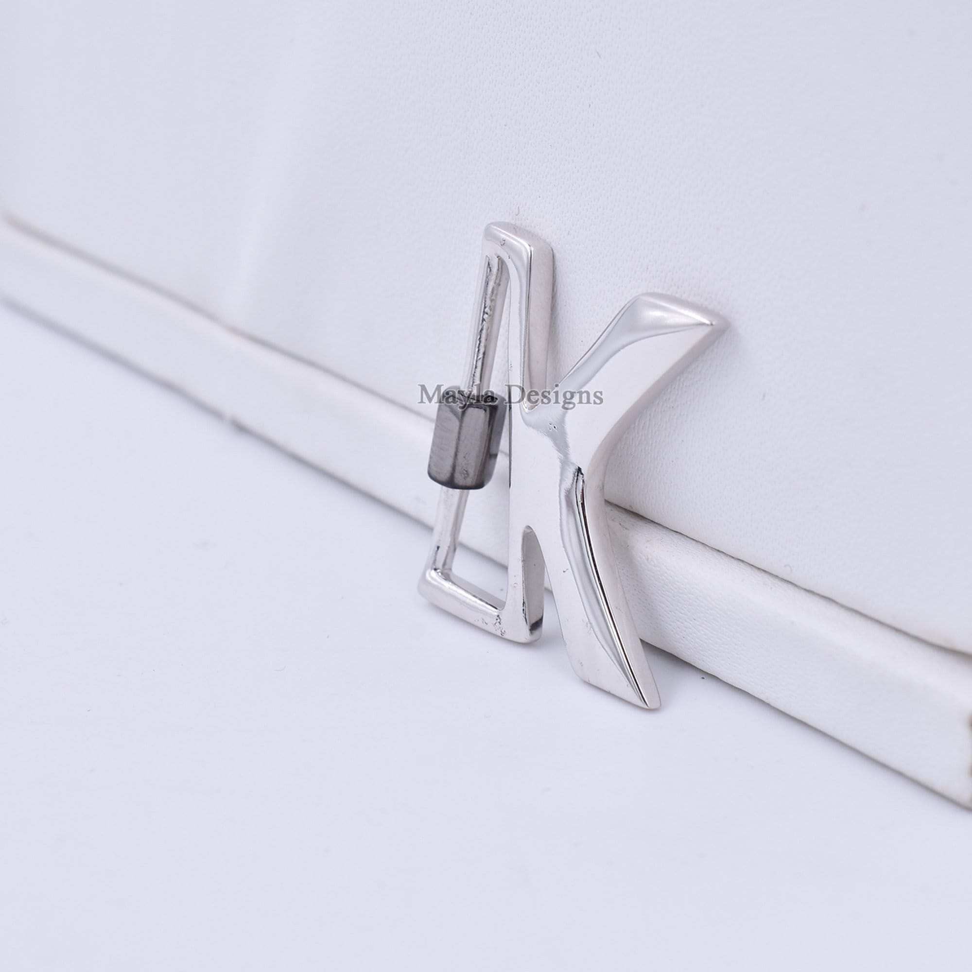 Letter Lock K Alphabet Carabiner Lock All Letter Carabiner - Etsy