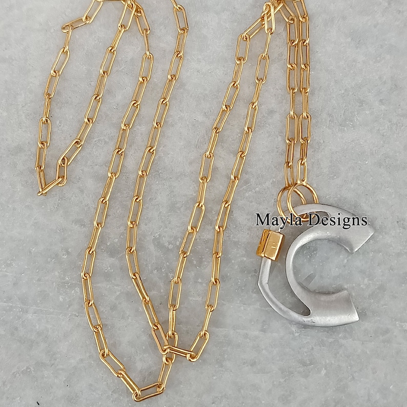 C Letter Carabiner Lock C Alphabet Carabiner Lock Custom - Etsy