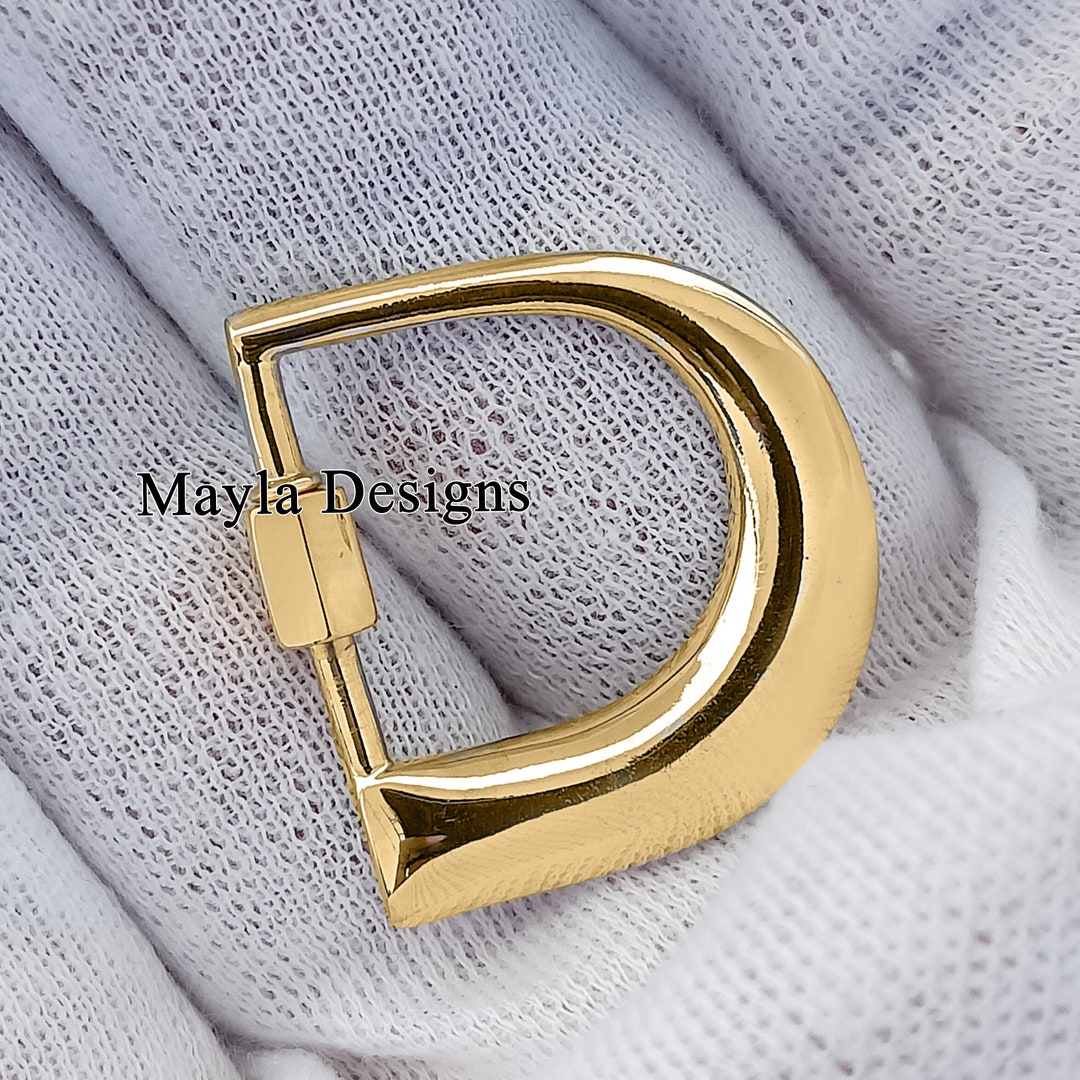 Alphabet D Letter Carabiner Lock, Gold Vermeil Carabiner Letter Lock ...