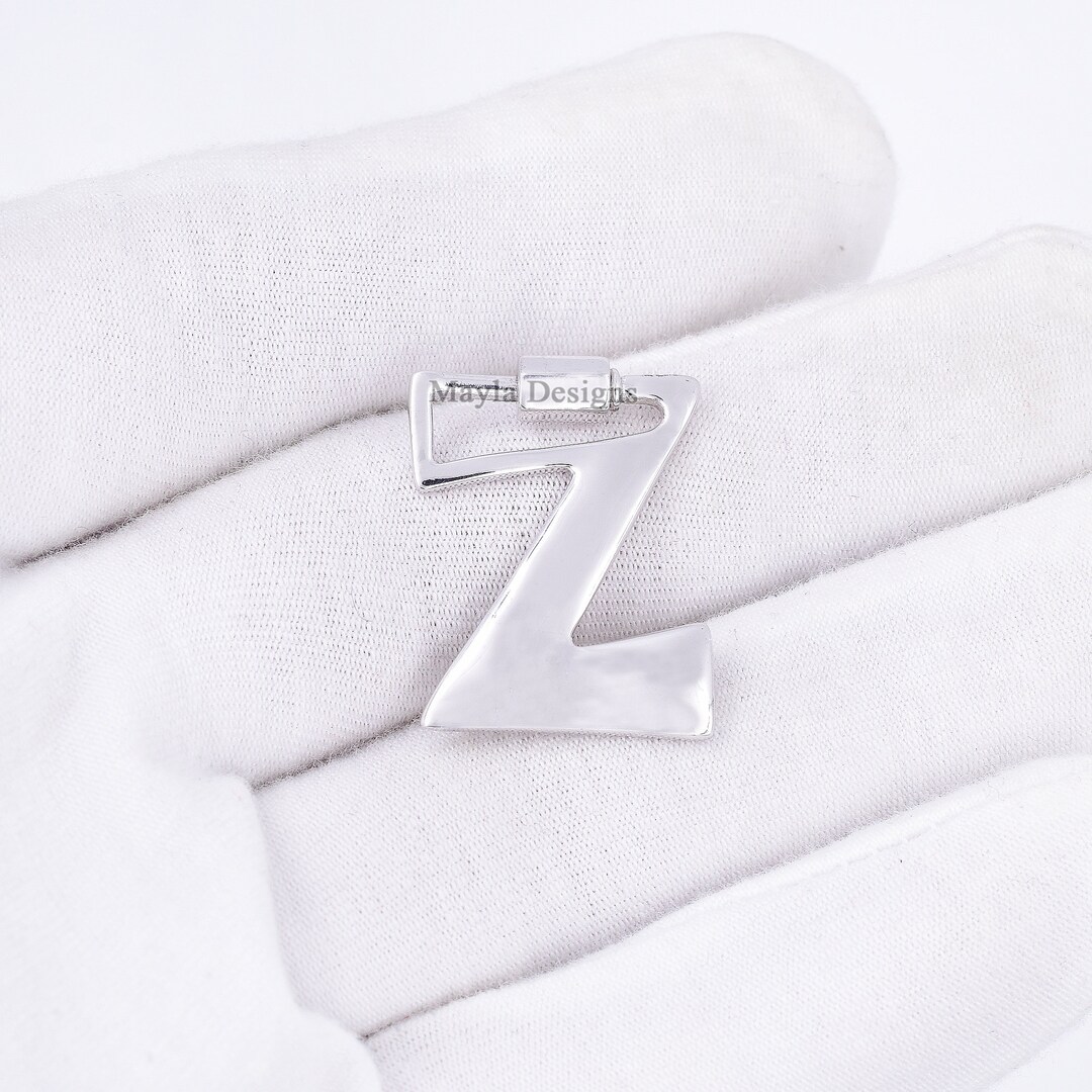 Letter Carabiner Lock Z Alphabet Carabiner Lock Custom - Etsy