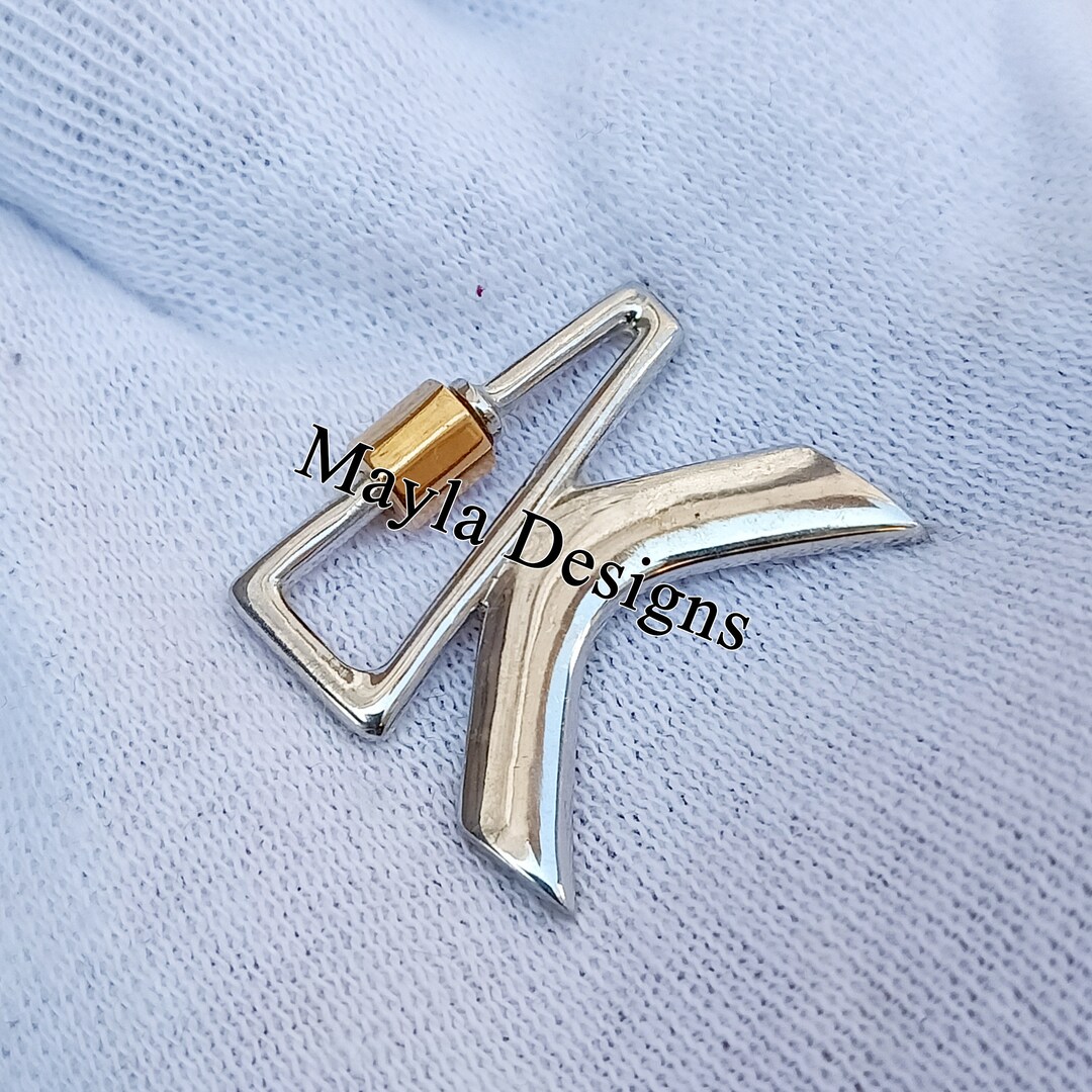 Letter Lock K Alphabet Carabiner Lock All Letter Carabiner - Etsy