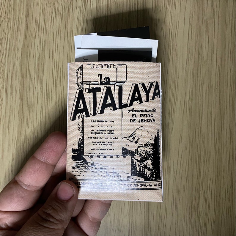 Vintage Spanish “atalaya” JW Card Holder - Etsy