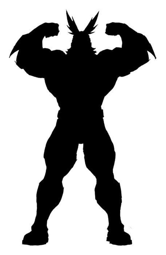 Decal All Might My Hero Academia | Etsy