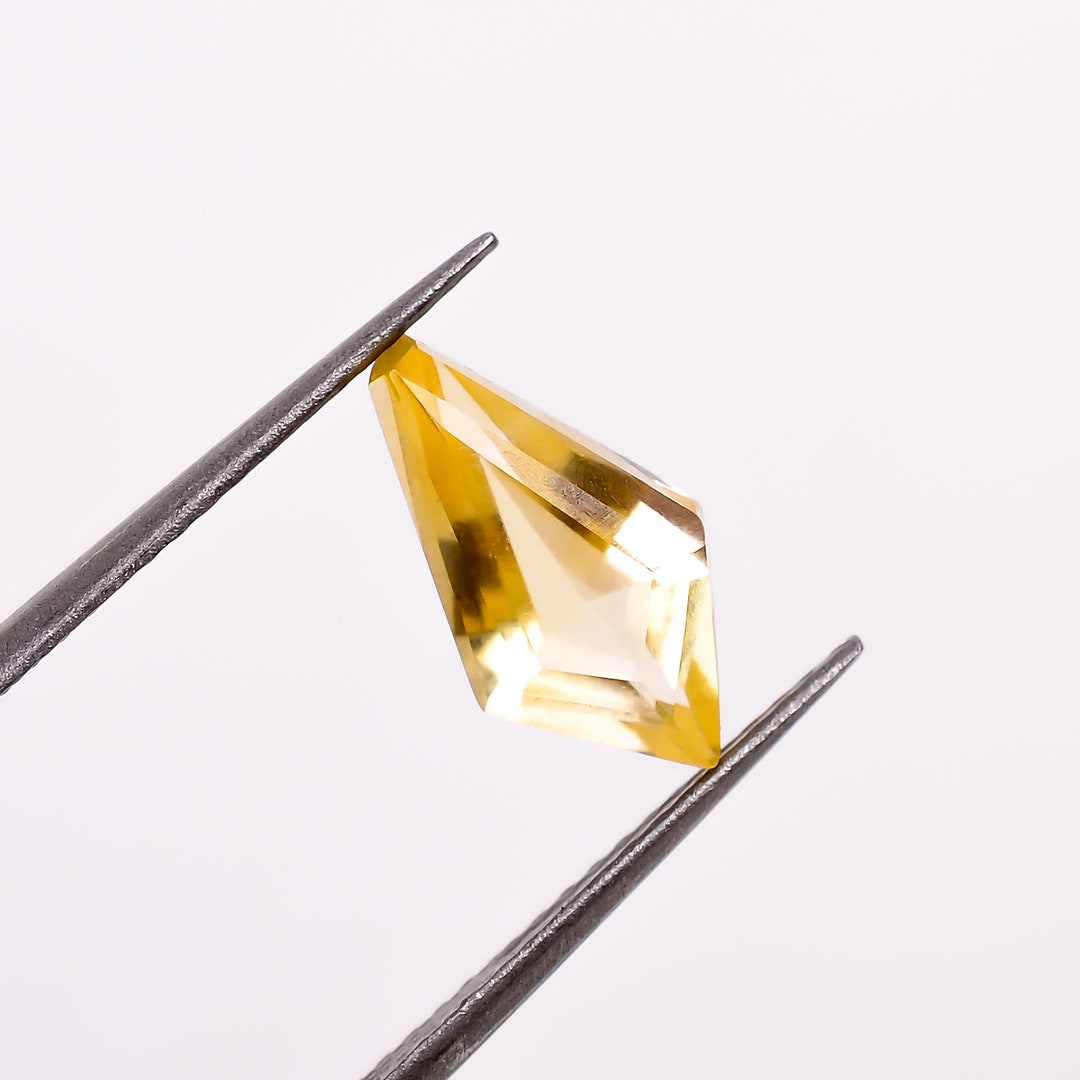 Citrine Quartz Kite Shape Brilliant Cut, Loose Gemstone for Jewelry ...