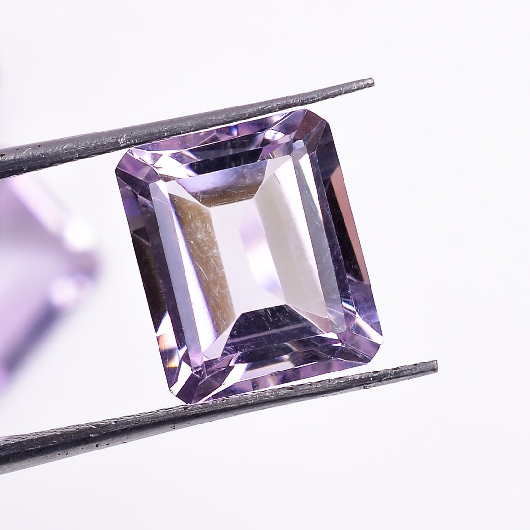 Natural Pink Amethyst Octagon Shape, Rose De France Octagon Loose ...