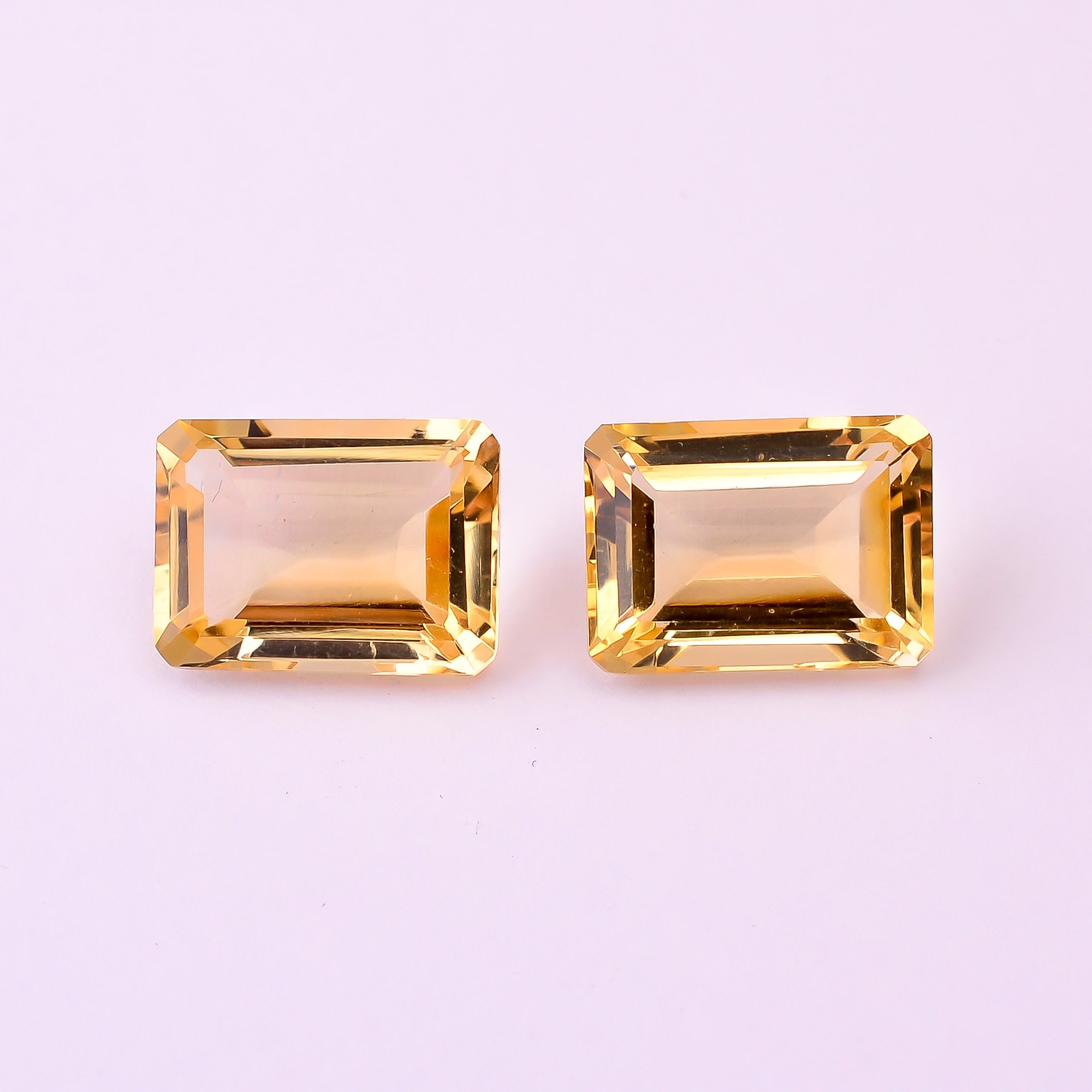 Natural Citrine Octagon Shape Loose Gemstone Calibrated - Etsy UK