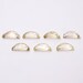 100% Natural Lemon Half Moon Shape Gemstone, Lemon Quartz D Shape ...