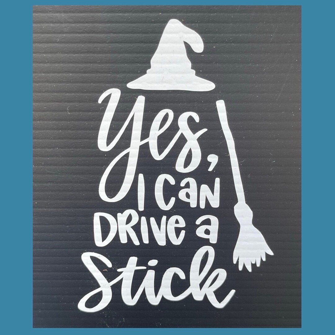 Yes, I Can Drive a Stick Decal - Etsy