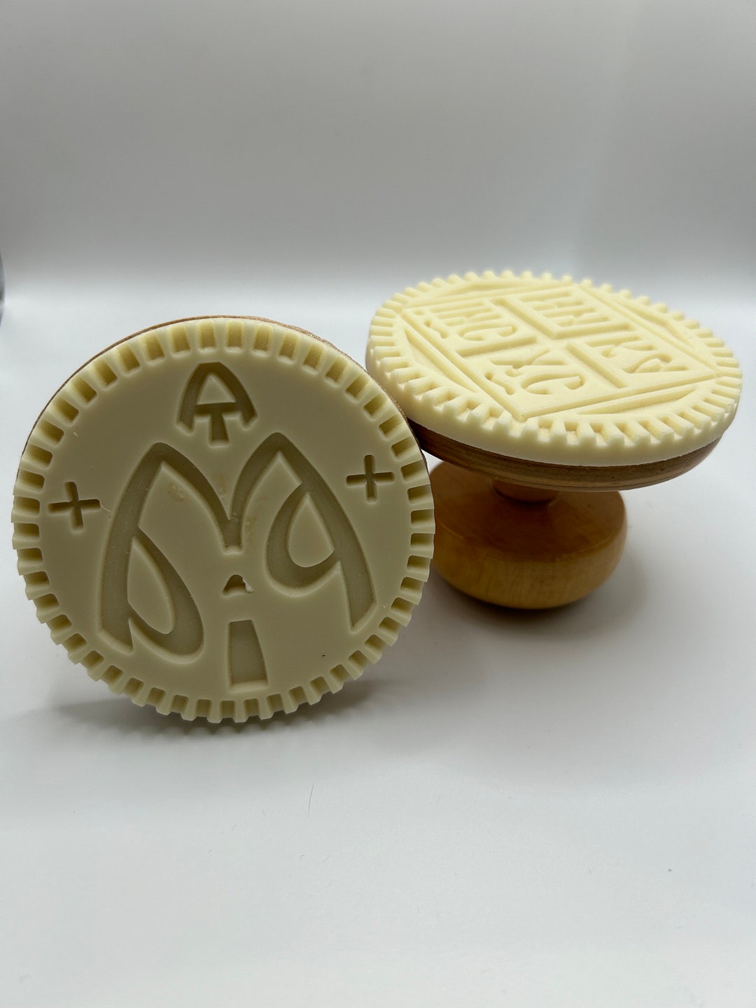 Set of Virgin Mary and Cross Prosphora Stamps, 42 Mm, 60 Mm, Orthodox ...