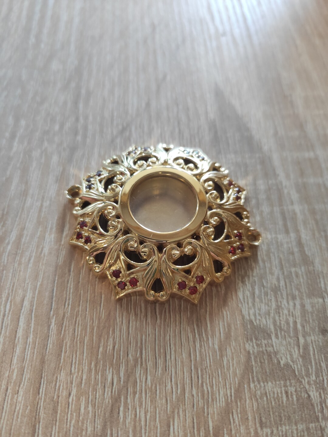 Reliquary, Small Cross for Holy Relics Saver in Brass, Icons Reliruary ...