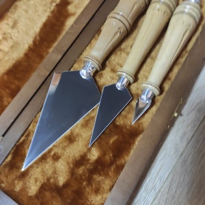 Liturgical Spear Set in Gift Box, Orthodox Exquisite Hand-made ...