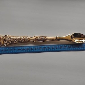 Eucharistic Spoon in Gift Box, Litugical Golden Plated Brass Spoon ...
