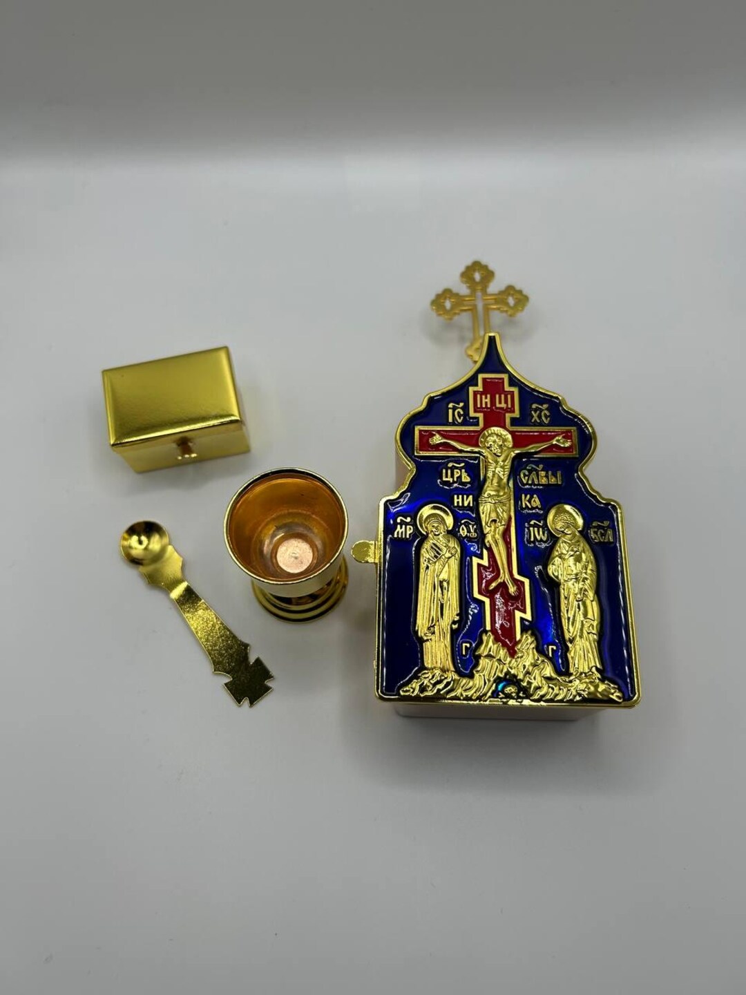 Pyx, Liturgical Monstrance in Box, Box for Holy Gifts Saving, Holy ...