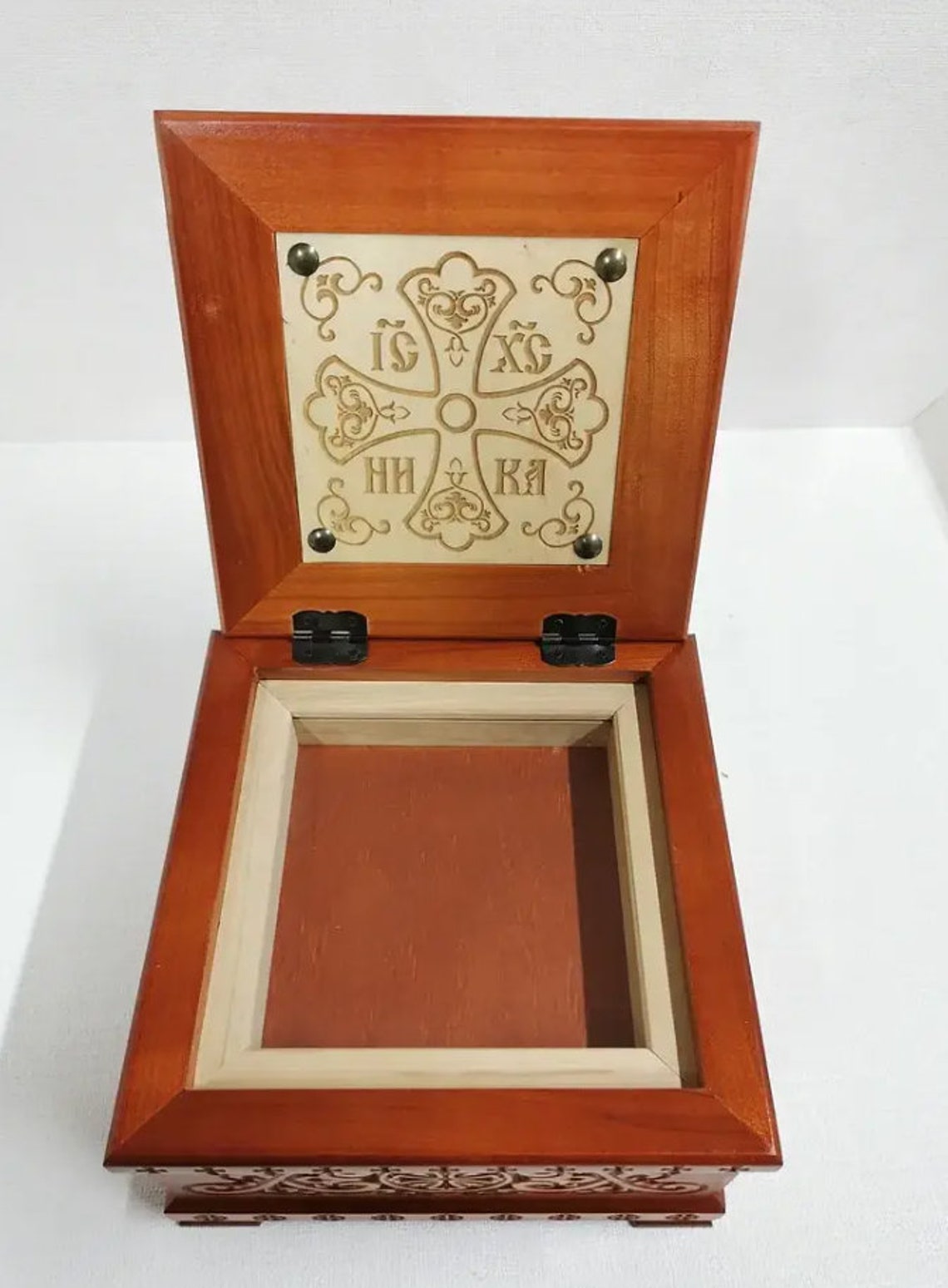 Reliquary Casket Small Wooden Cross for Holy Relics Saver - Etsy