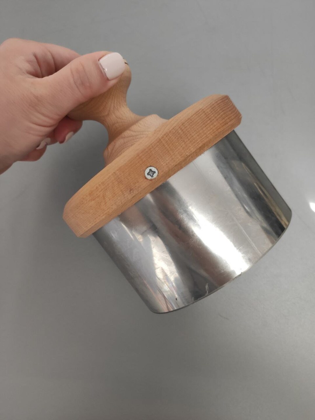Prosphora Cutter: 12cm Round Dough Cutter, Orthodox Liturgy - Etsy